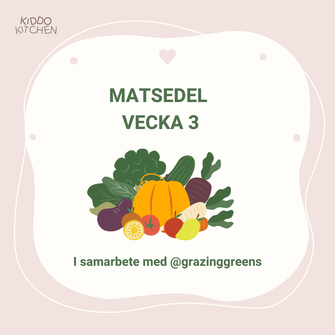 Matsedel vecka 3